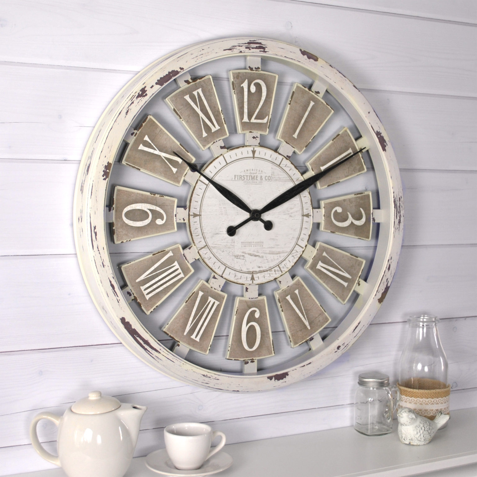 Farmhouse Style Wall Clocks at Caitlin Hume blog